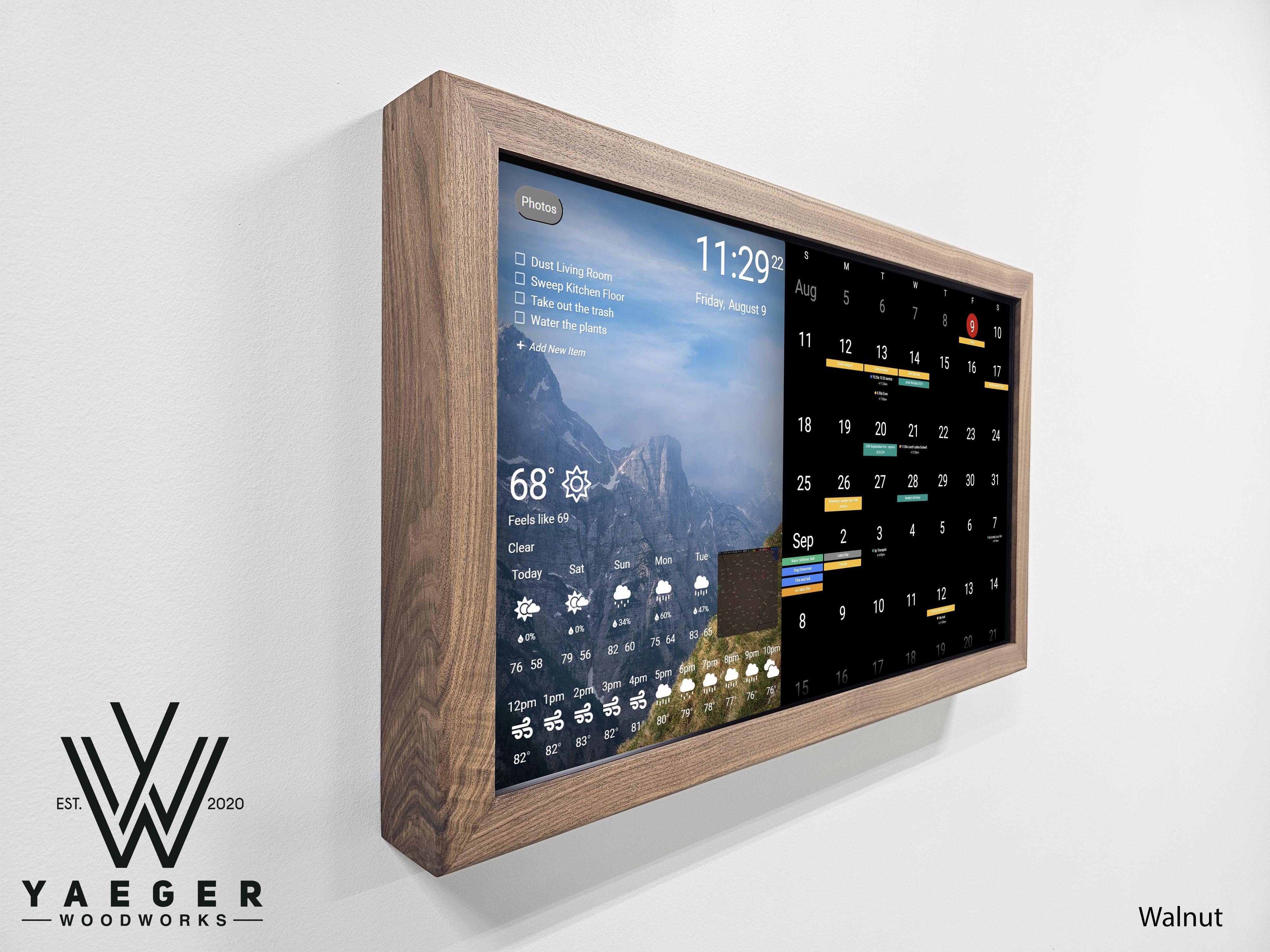 27in Touchscreen Smart Calendar / Dakboard/ Smart Wall Display / Photo ...